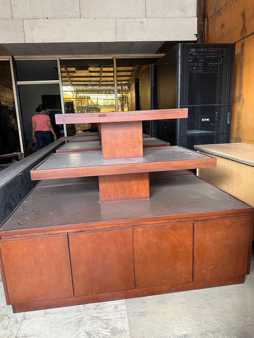 Three Tier Square Display Table, Furniture & Home Living, Office ...