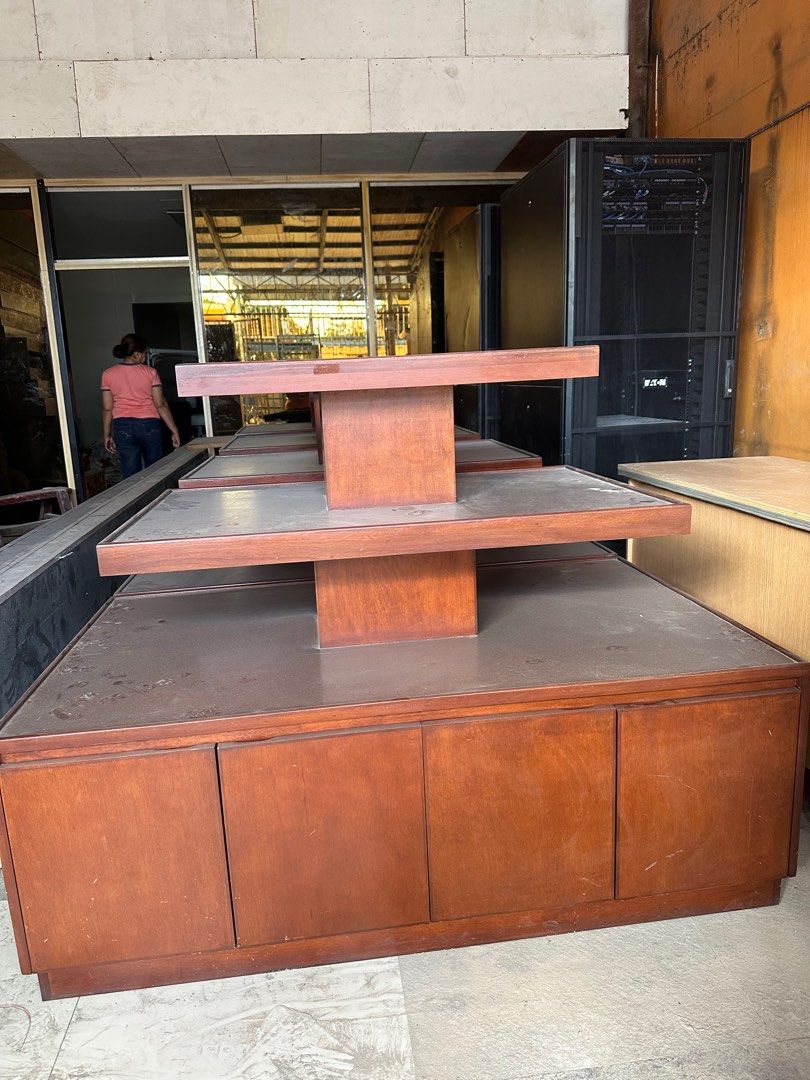 Three Tier Square Display Table, Furniture & Home Living, Office ...