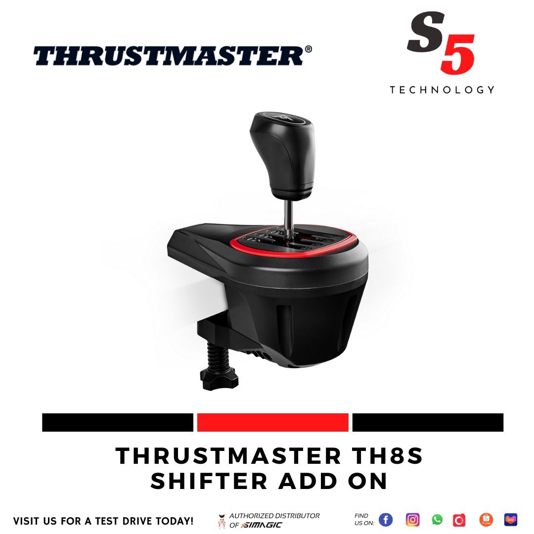 Thrustmaster TH8S SHIFTER ADD-ON / Simracing / sim racing / eracing / simulator / driving ...