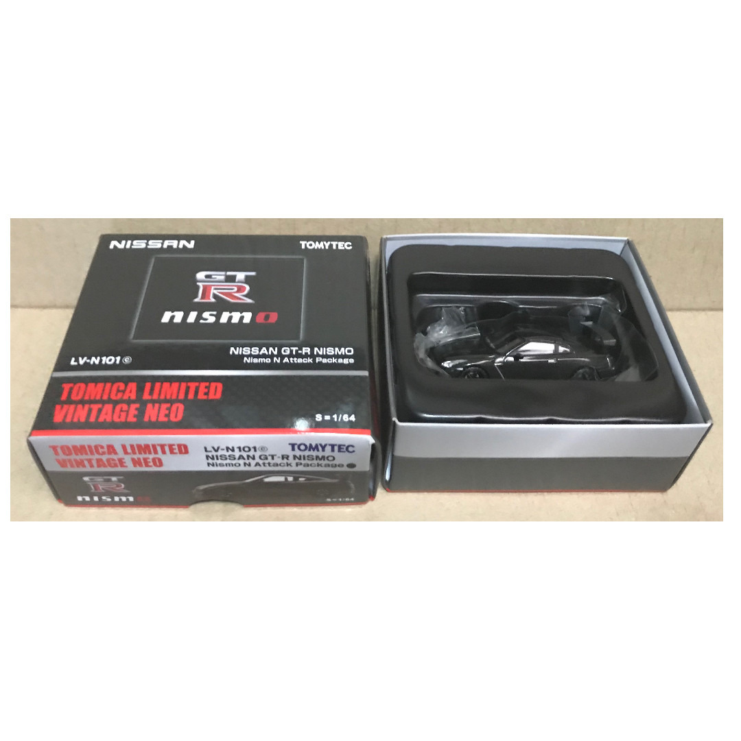 Tomica Limited Vintage LV-N101c Nissan GT-R Nismo (Black) LV-N117a ...