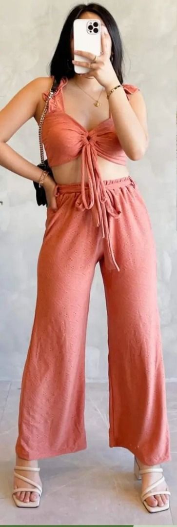 Top & Pants Coords. (Malibu Set), Women's Fashion, Dresses & Sets, Sets ...