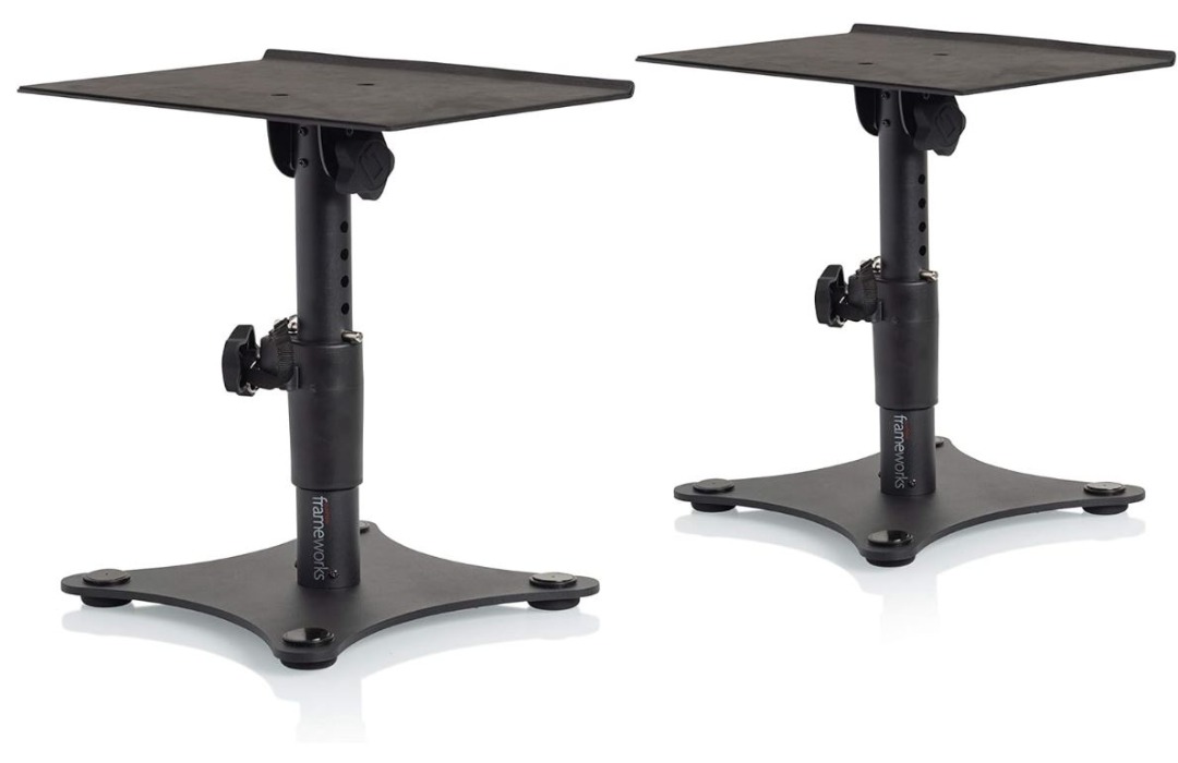 TP-Gator Frameworks Desktop Studio Monitor and Speaker Stand - Set of 2 ...
