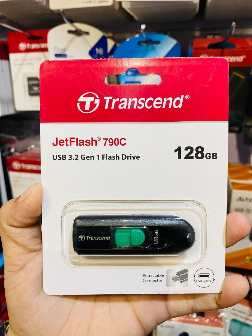 Transcend 128GB JF790C Type-C Flash Drive USB 3.2 TS128GJF790C ...
