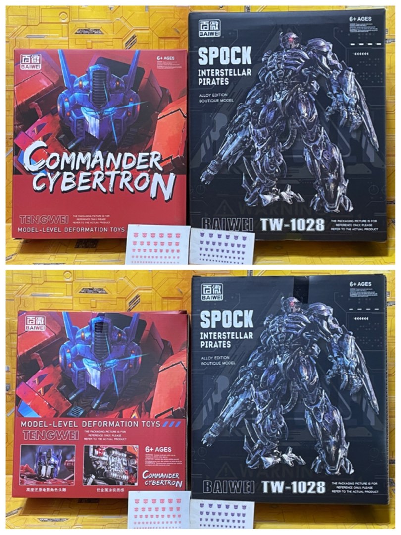 Transformers BaiWei Bai Wei - TW-1028 TW1028 Spock Interstellar Pirates ...