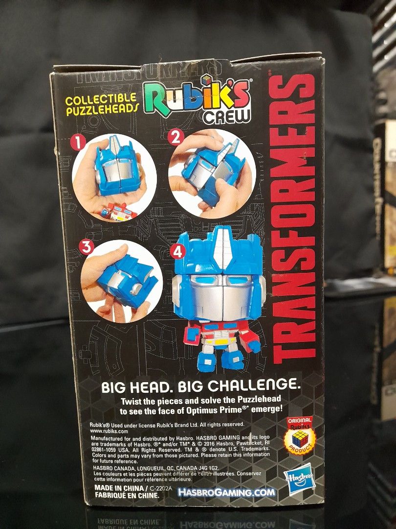 Transformers Rubiks Optimus Prime Hasbro, Hobbies & Toys, Toys & Games ...