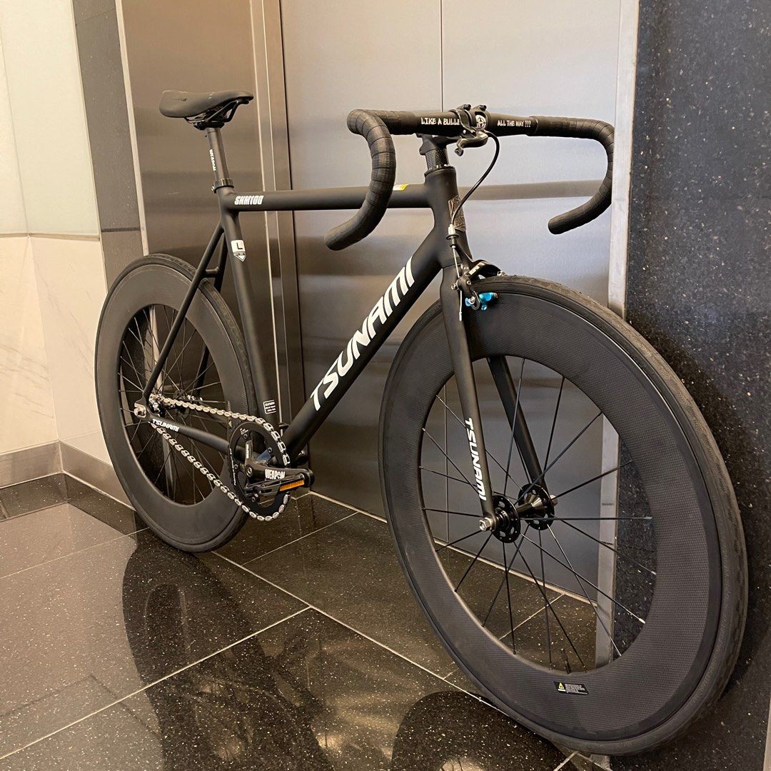 Tsunami fixie bike/frame set $330/complete bike $659/trick play design ...