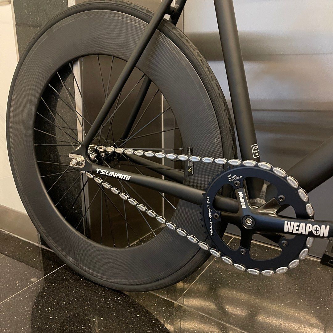 Tsunami fixie bike/frame set $330/complete bike $659/trick play design ...