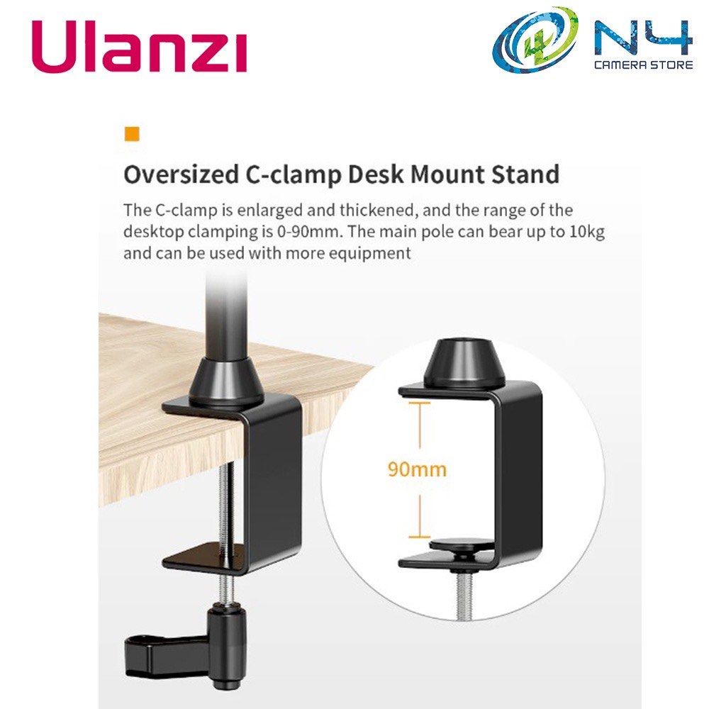 Ulanzi VIJIM LS21 Desk Mount Stand 3 in 1 for Studio & Live ...