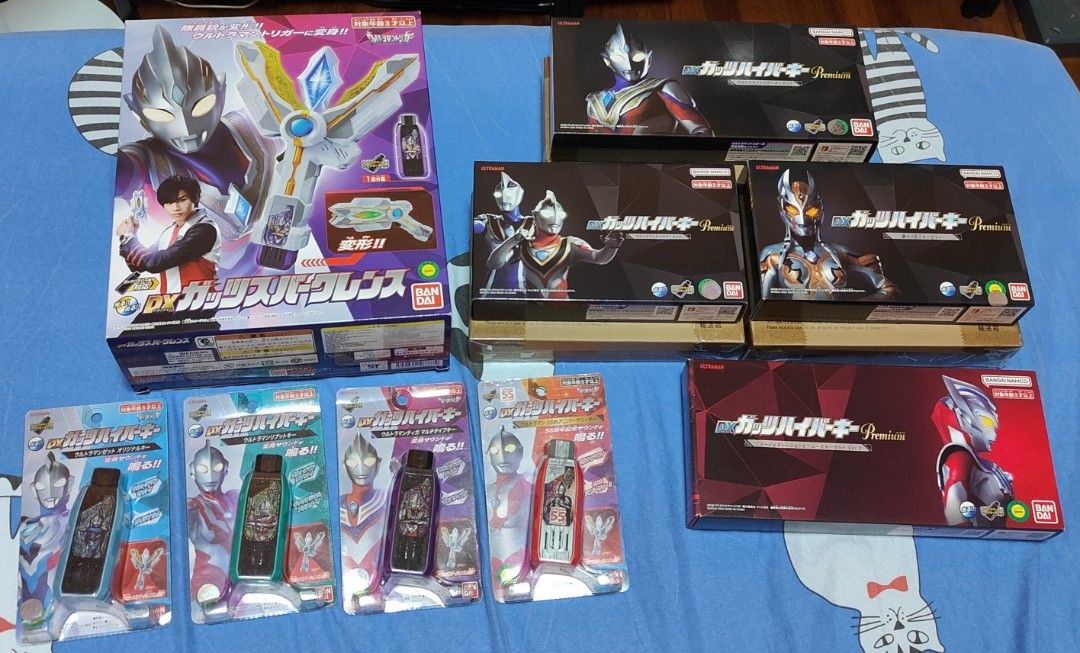 Ultraman Trigger dx hyper key premium set, Hobbies & Toys, Toys & Games ...
