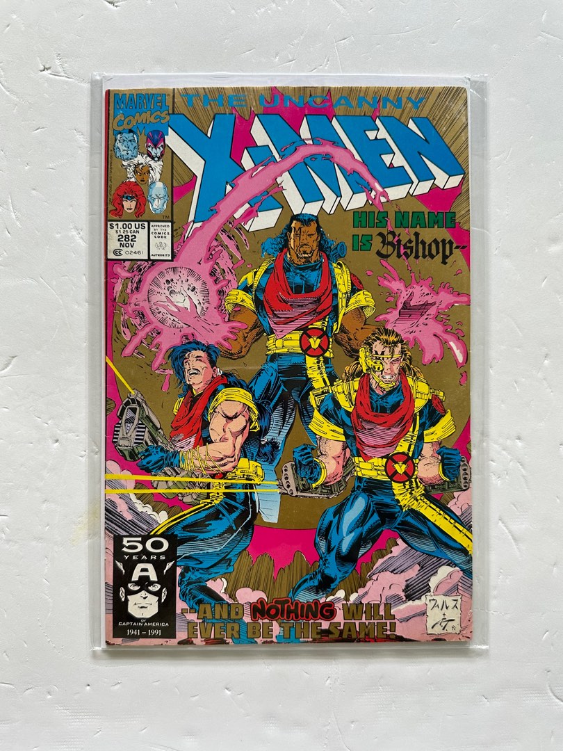 Uncanny X-Men #282 2nd print first Bishop, Hobbies & Toys, Books ...