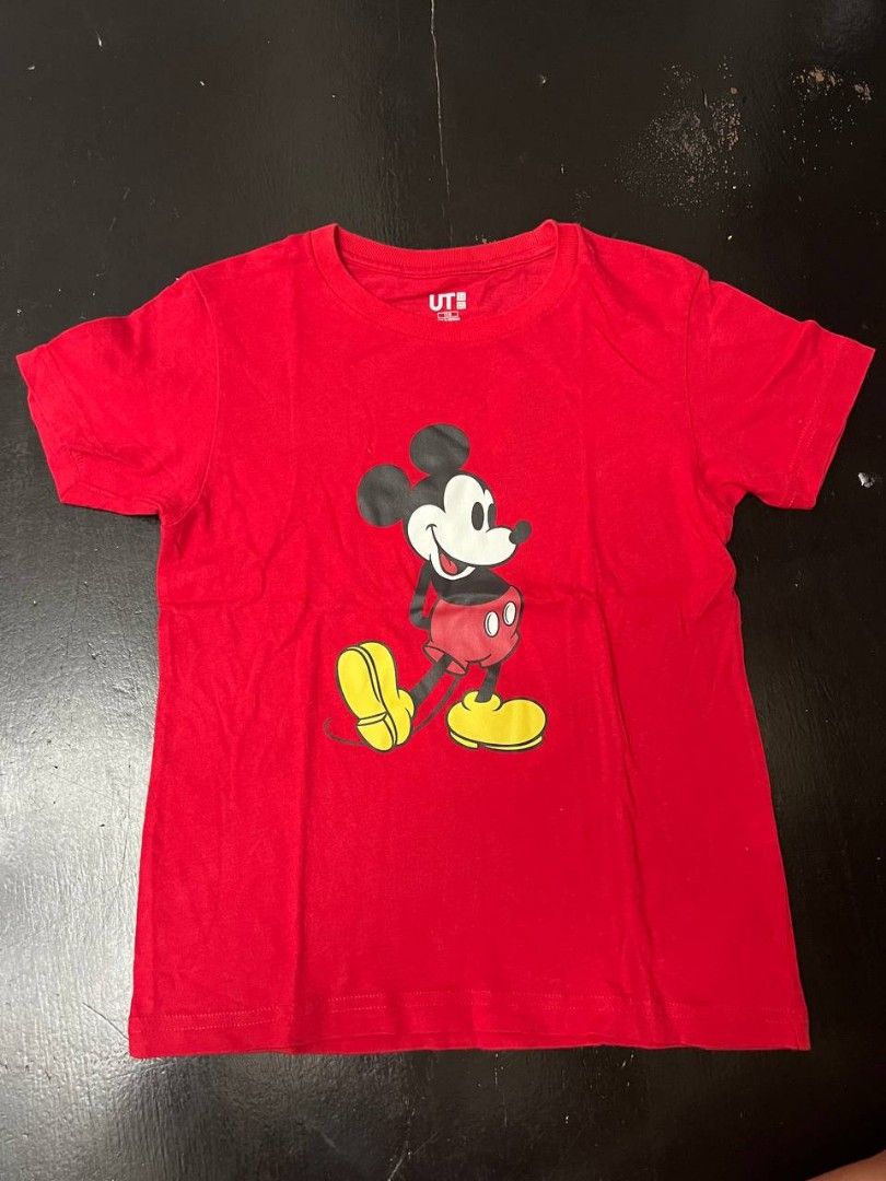 Uniqlo - Mickey Mouse Shirt, Babies & Kids, Babies & Kids Fashion on ...