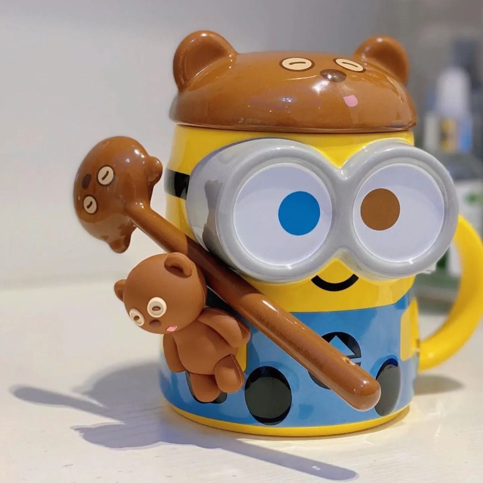 Universal Studios Beijing Exclusive Minion Bob & Tim Ceramic Mug 340ml ...