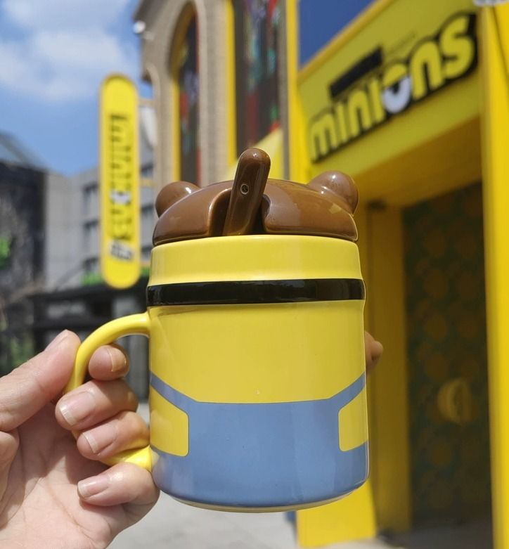 Universal Studios Beijing Exclusive Minion Bob & Tim Ceramic Mug 340ml ...
