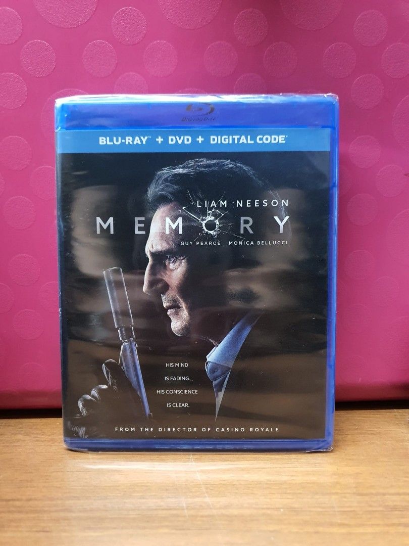USA Blu Ray - Memory (2022, Liam Neeson, Monica Bellucci, Guy Pearce ...