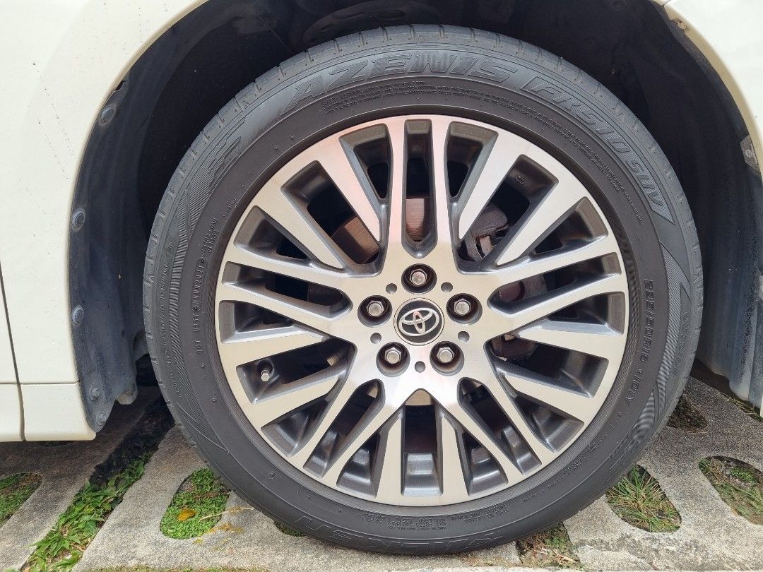 Vellfire 18 inch original rim, Car Accessories, Tyres & Rims on Carousell