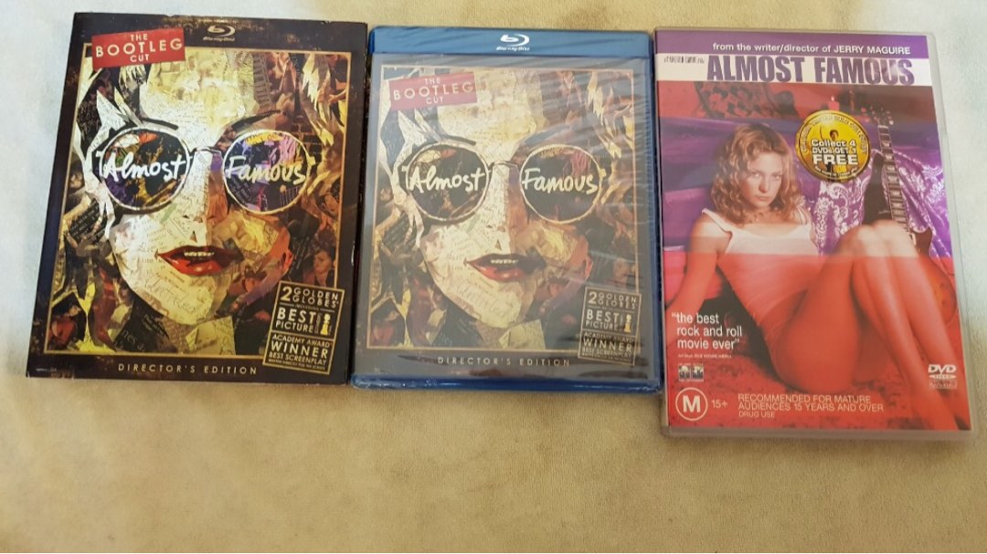 Very Famous Cult Classic 2000 Almost Famous 1st Edition The Bootleg Cut ...