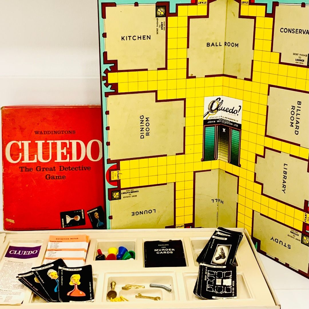 Vintage 1975 Cluedo: The Great Detective Board Game, Hobbies & Toys ...