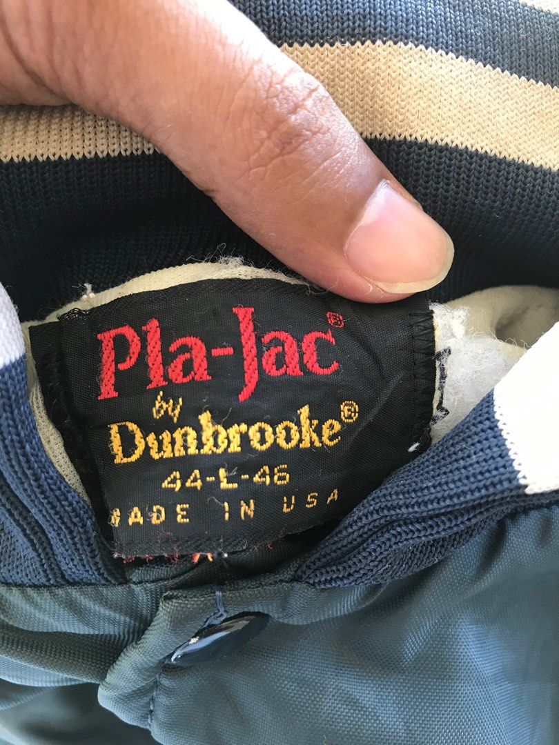 Vintage Made in USA Pla-Jac Dunbrooke Baseball Jacket HOMART Varsity ...