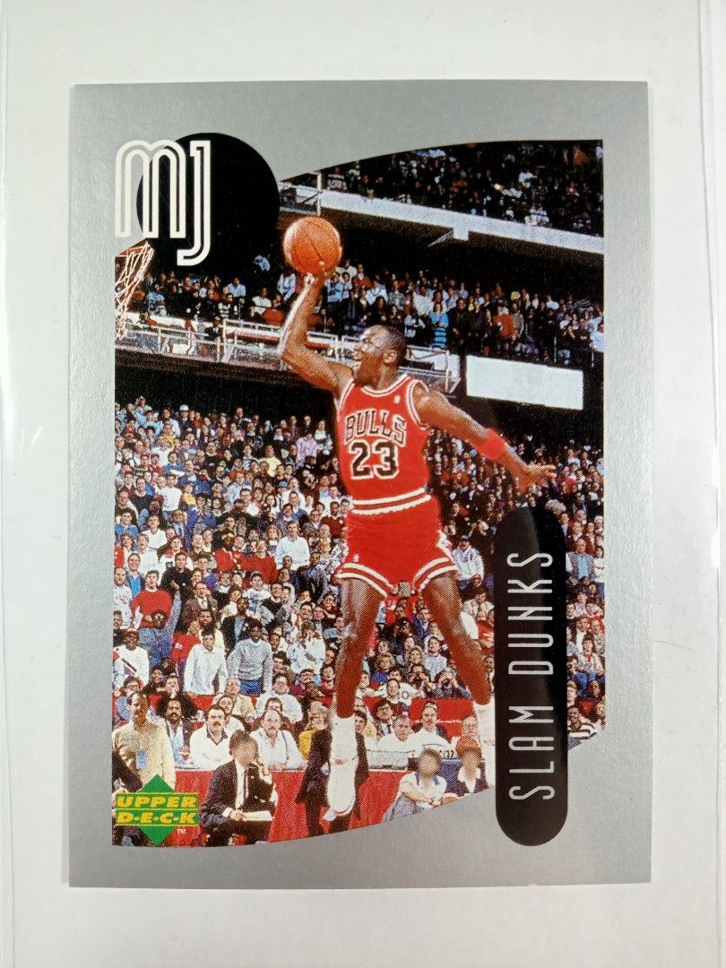 Vintage Michael Jordan Upperdeck nba slam dunk sticker, Hobbies & Toys ...