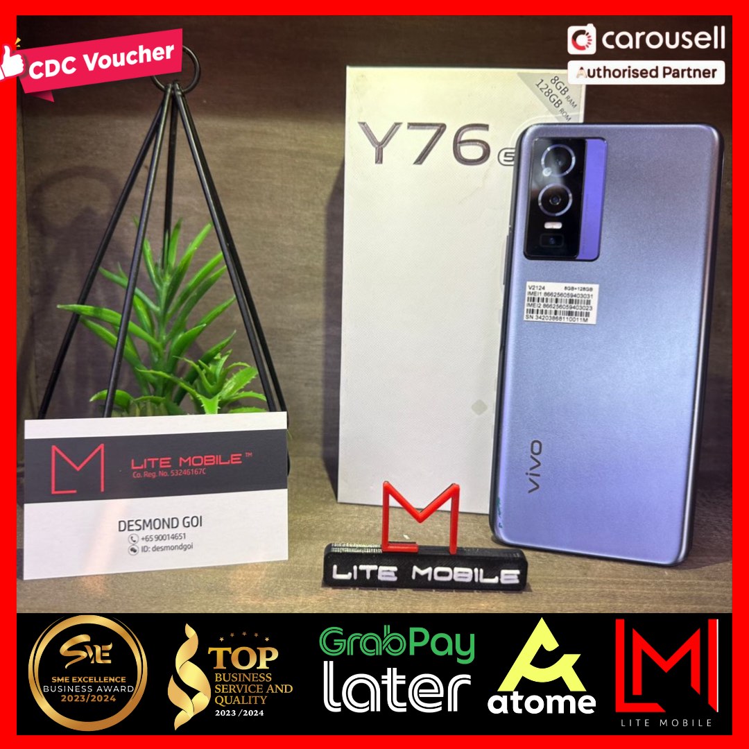 Vivo Y76 Cosmic Aurora 128GB, Mobile Phones & Gadgets, Mobile Phones, Android Phones, Vivo on ...