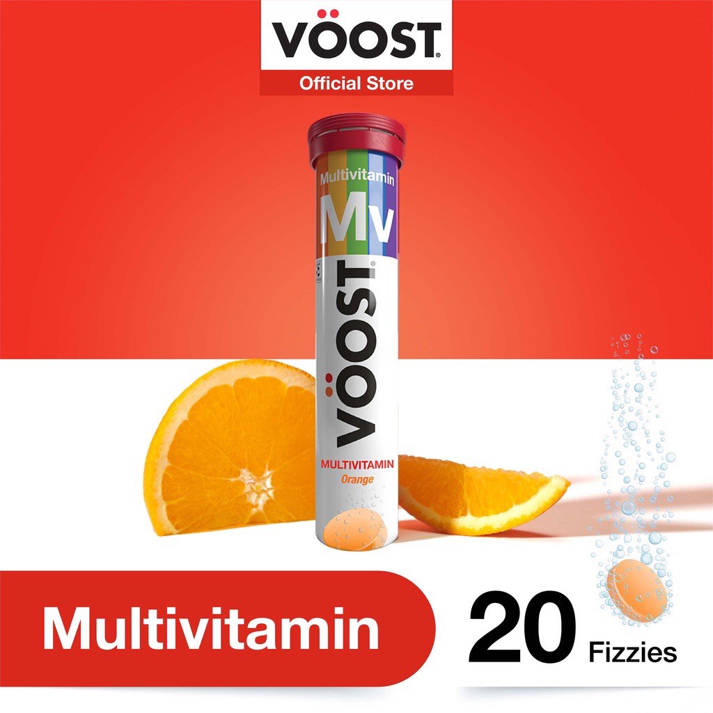 Voost Vitamin Effervescent Tablet 20s, Health & Nutrition, Health ...