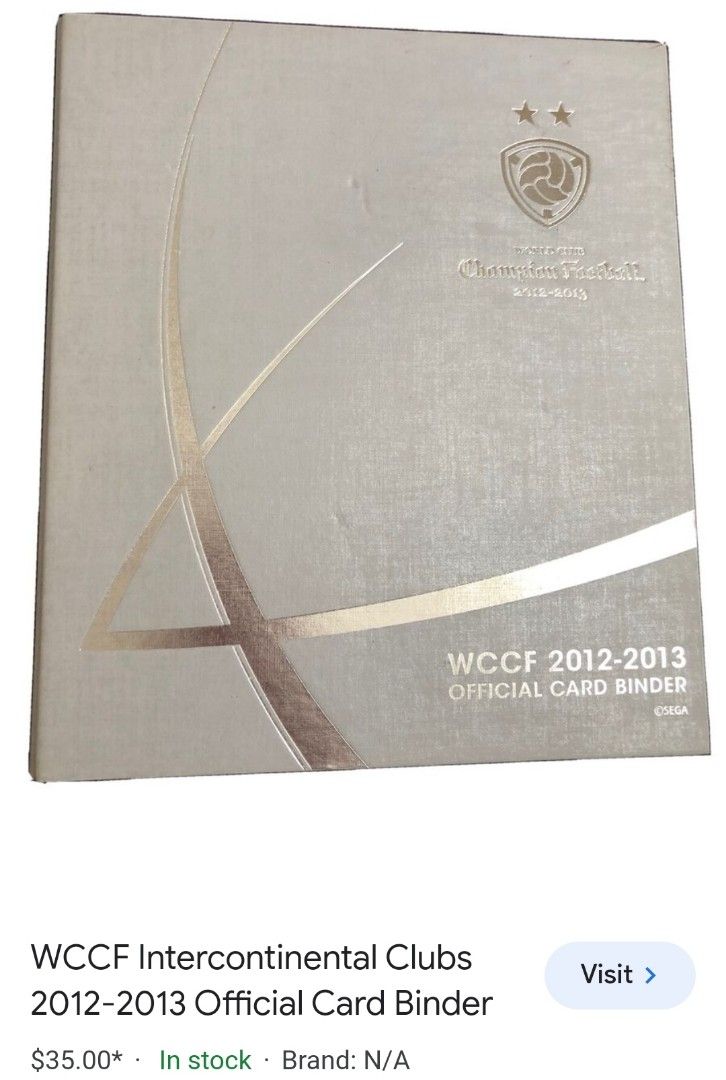 WCCF 2013-2014 OFFICIAL CARD BINDER WORLD CLUB CHAMPION FOOTBALL CARDS WITH 14 PCS. COCA-COLA ...