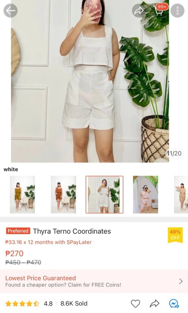 White Linen Short Coordinates White Coords Linen Coords, Women's ...