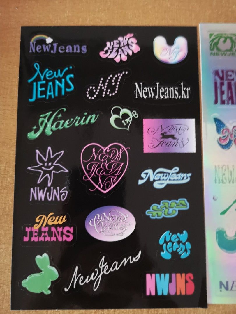 WTS NEW JEANS Get Up Haerin Stickers, Hobbies & Toys, Memorabilia ...