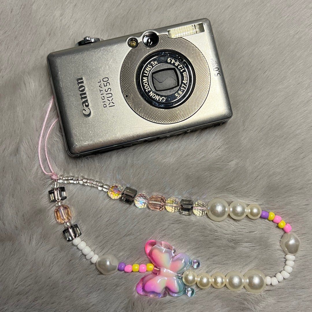 (SOLD) Y2K Canon IXUS 50 CCD digital camera RARE, Photography, Cameras ...