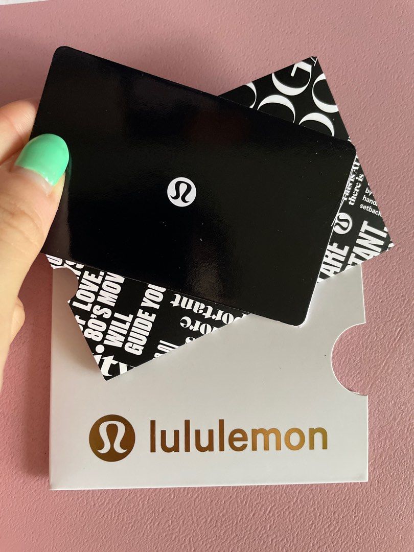 $100 LULULEMON GIFT CARD, Tickets & Vouchers, Store Credits on Carousell