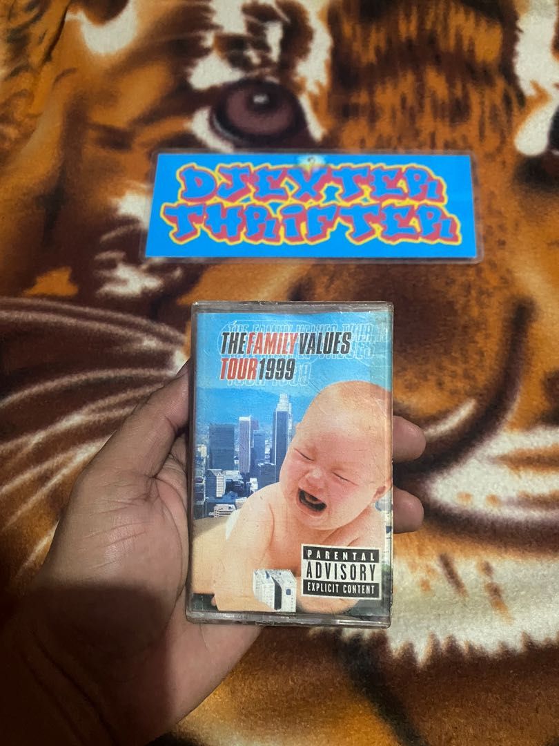 1999 FAMILY VALUES TOUR TAPE, Hobbies & Toys, Music & Media, CDs & DVDs on Carousell