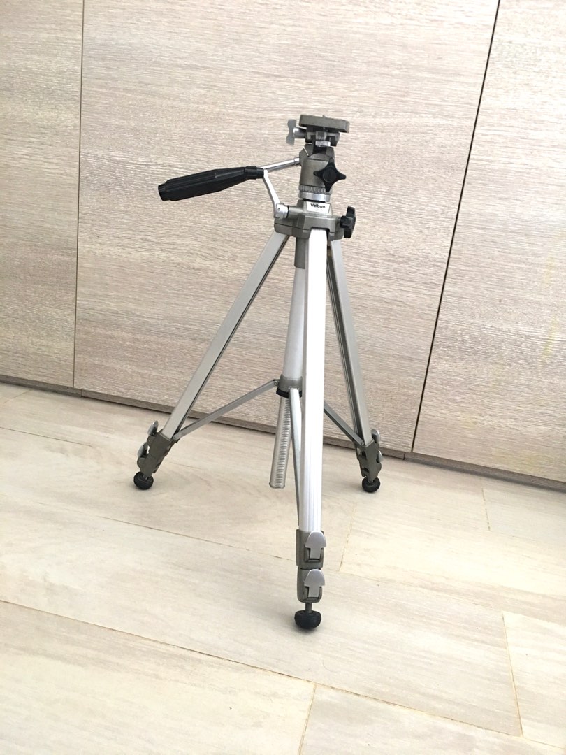 95%新 日本 Velbon VGB-3 專業級 重型 鋁金屬 全套 三腳 相機 攝錄機 腳架 三腳架 professional grade ...