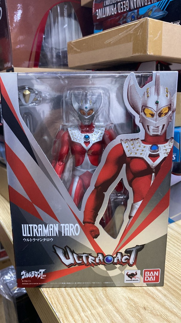 SOLD 全新 Bandai Ultraact Ultra Act Ultraman Taro 超人 太郎, 興趣及遊戲, 玩具 & 遊戲類 ...