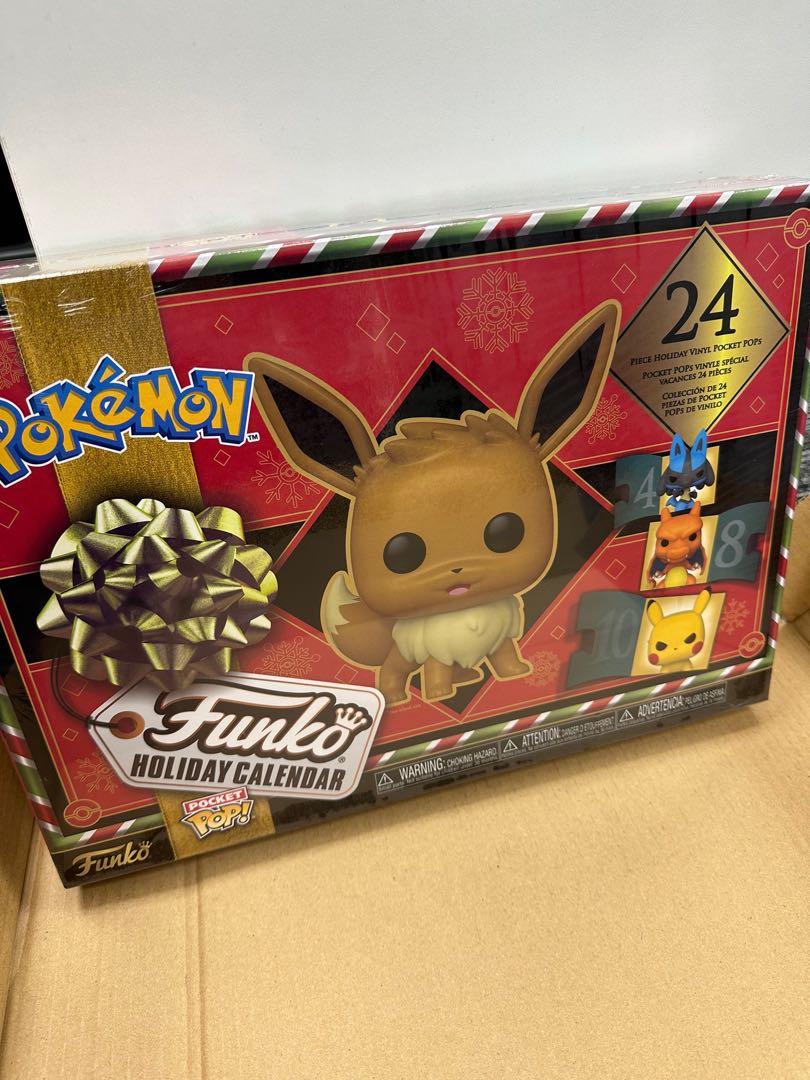 現貨 Funko pop Pokemon 2023 advent calendar 寵物小精靈 聖誕倒數日曆, 興趣及遊戲, 玩具 & 遊戲類 ...