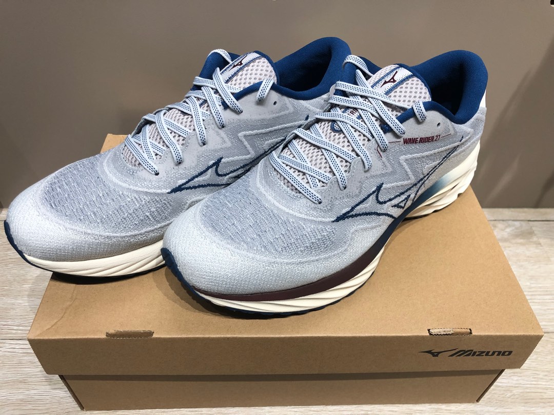 Mizuno Men Wave Rider 27 SSW White 男裝 路跑鞋 跑步鞋, 男裝, 鞋, 波鞋 - Carousell