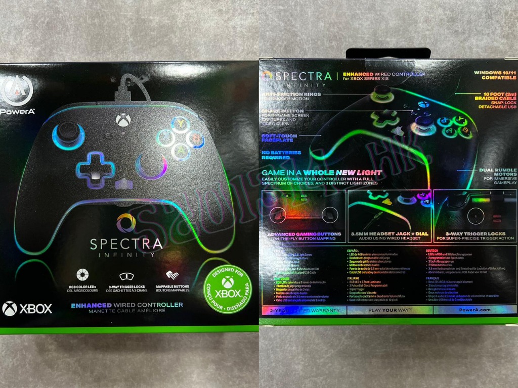 【全新行貨 門市現貨】PowerA Spectra Infinity Enhanced Wired Controller for Xbox ...