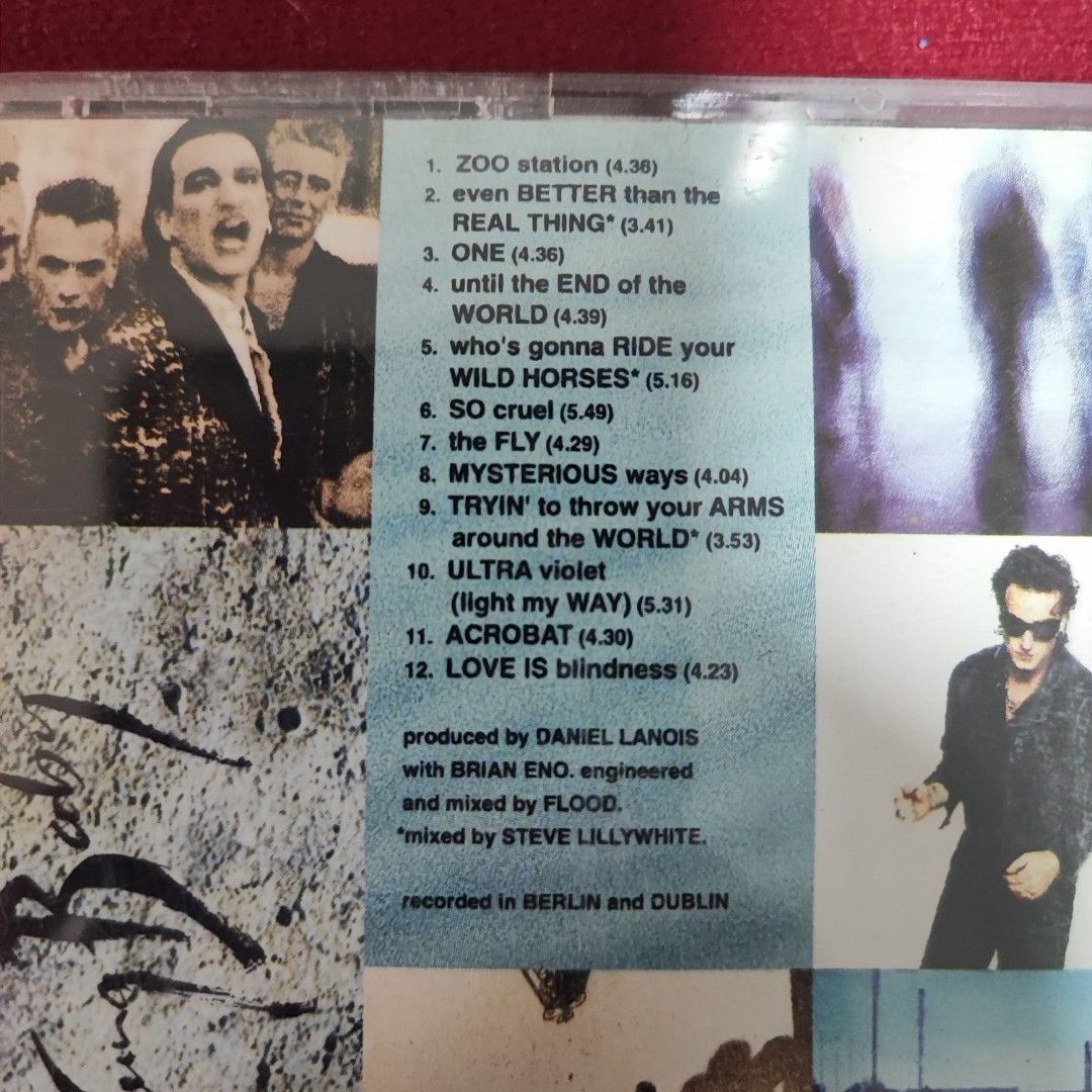 法國銀圈頭版 U2 - Achtung Baby CD / 1991 made in France by PDO 首版, 興趣及遊戲, 音樂 ...
