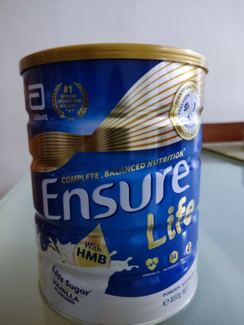 Abbott Ensure Milk Life, Health & Nutrition, Health Supplements, Health ...