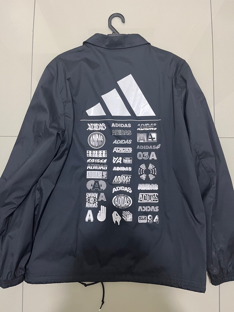 Adidas Athletics Pack Coaches Mens Jacket, Men's Fashion, Activewear on ...