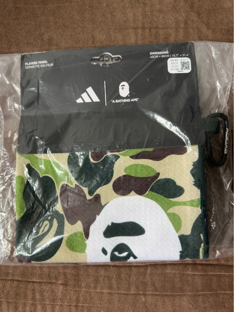Bape X Adidas Golf Towel, Sports Equipment, Sports & Games, Golf on ...