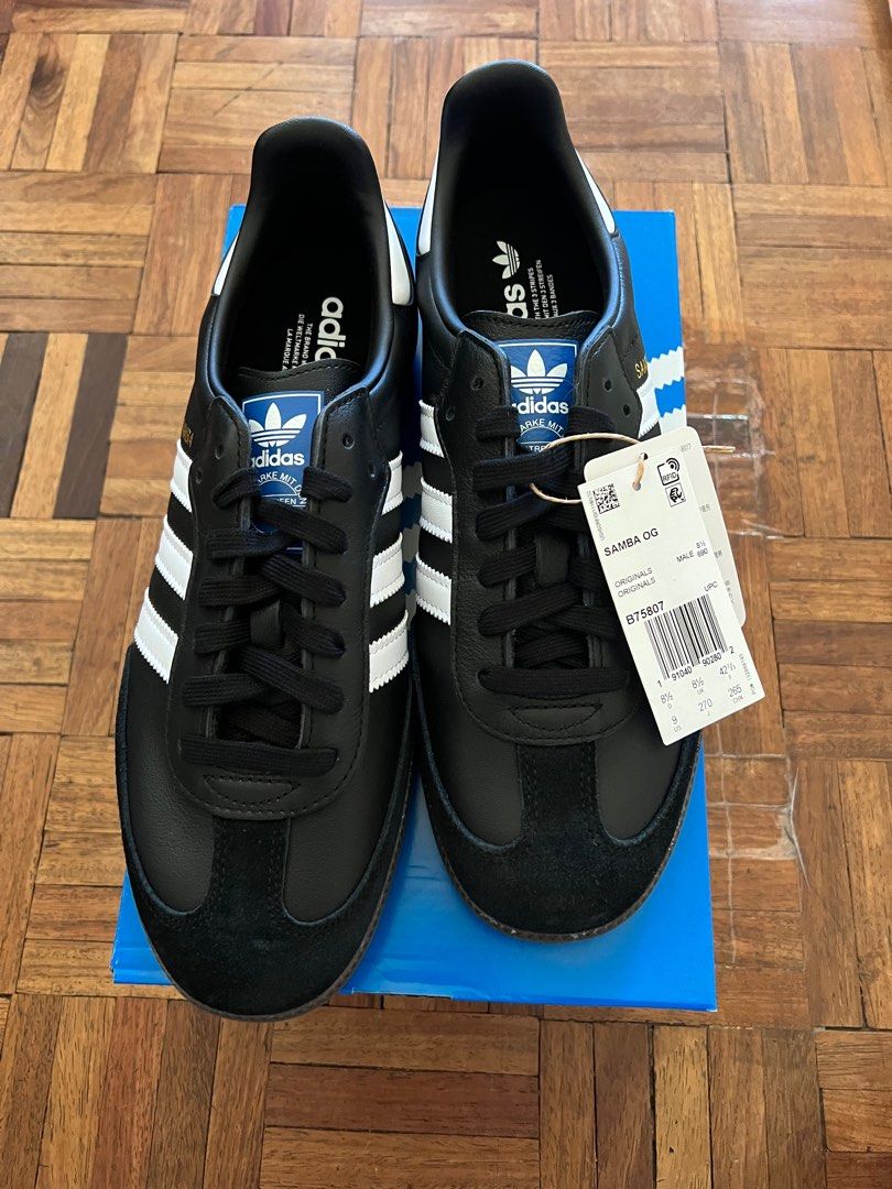 Adidas Samba OG Black M9/W10, Men's Fashion, Footwear, Sneakers on Carousell
