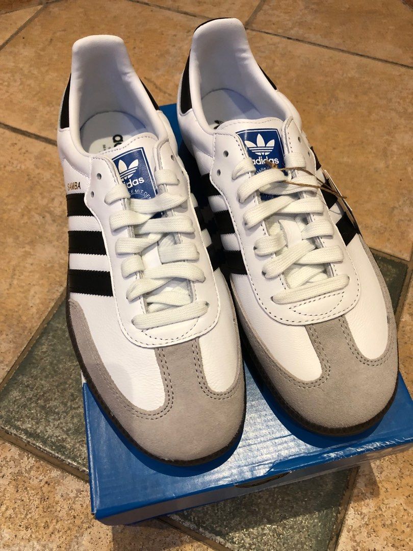 Adidas Samba OG White, Men's Fashion, Footwear, Sneakers on Carousell