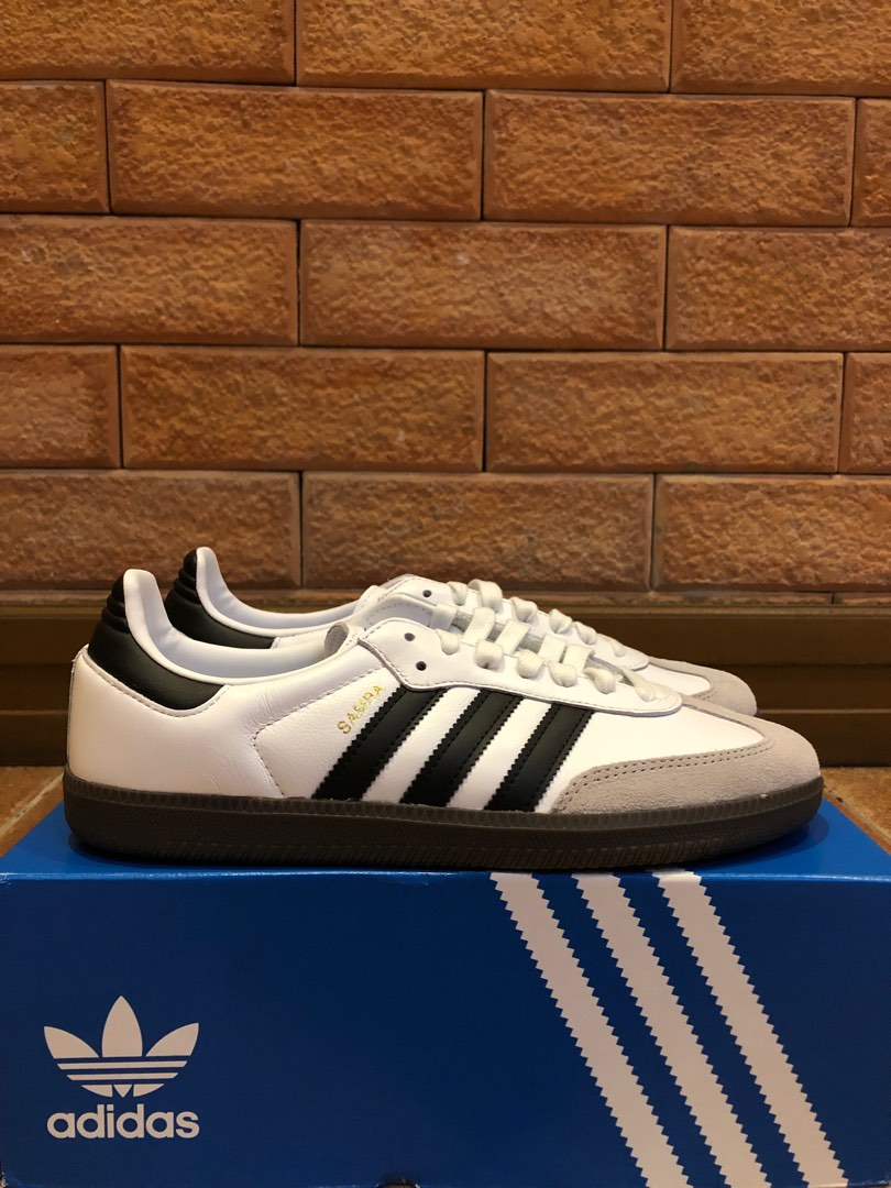 Adidas Samba OG White, Men's Fashion, Footwear, Sneakers on Carousell