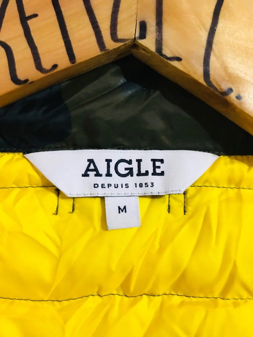 Aigle Light Down Water Repellent Jacket (Authentic), Men's Fashion, Coats, Jackets and Outerwear ...