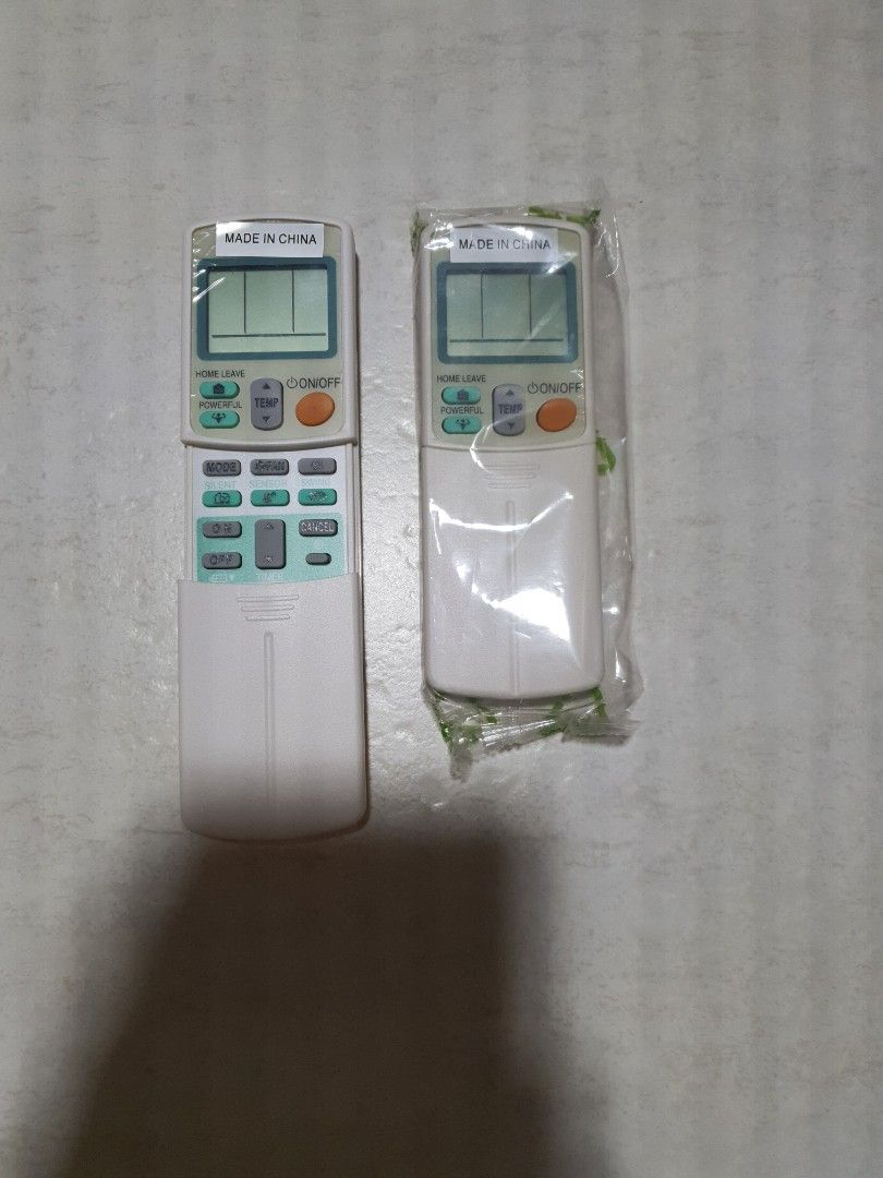 Aircon Remote Control, TV & Home Appliances, Air Conditioners & Heating ...