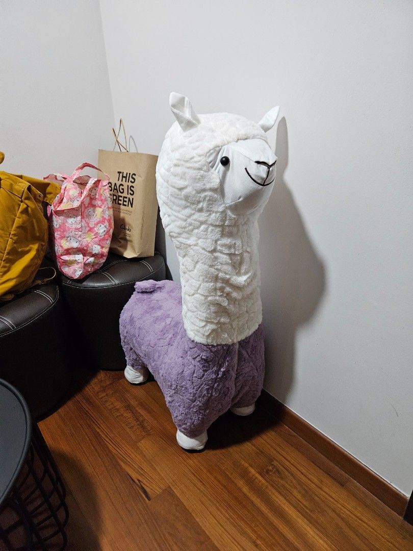 Alpaca Stool (Purple), Furniture & Home Living, Furniture, Other Home ...