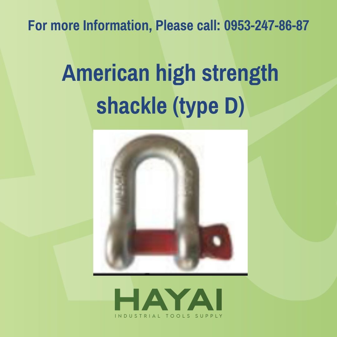 American high strength shackle (Type D), Commercial & Industrial ...