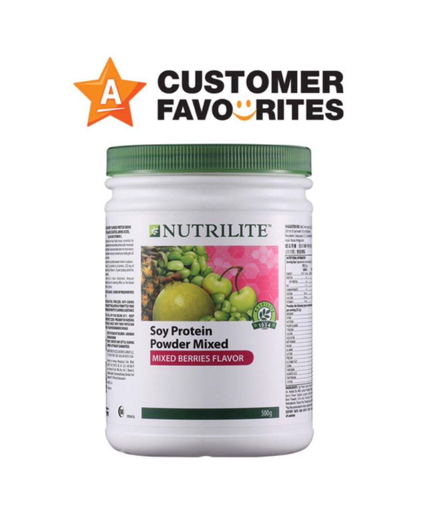 Amway Protein Berries Flavor, Health & Nutrition, Health Supplements ...