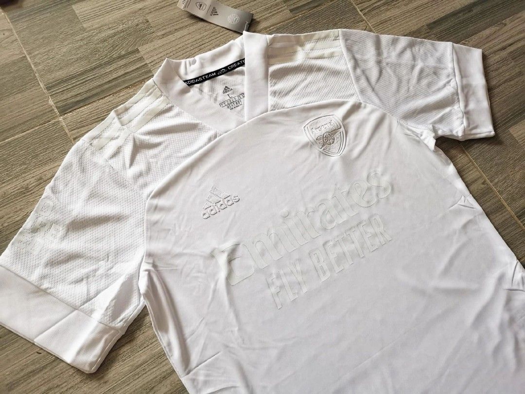 Arsenal White Kit Special Edition, Men's Fashion, Activewear on Carousell