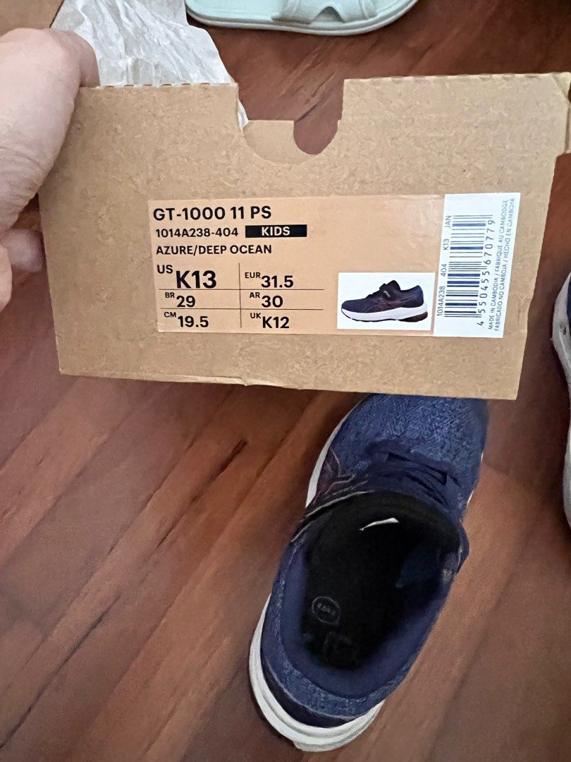 ASICS boys sport shoes K13, Babies & Kids, Babies & Kids Fashion on ...